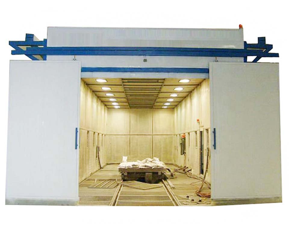 sand blasting room,shot blasting machine,spray booths