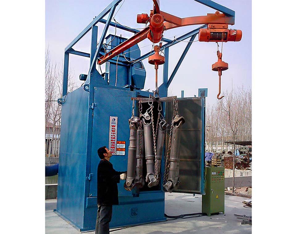 car wheels shot blasting machine