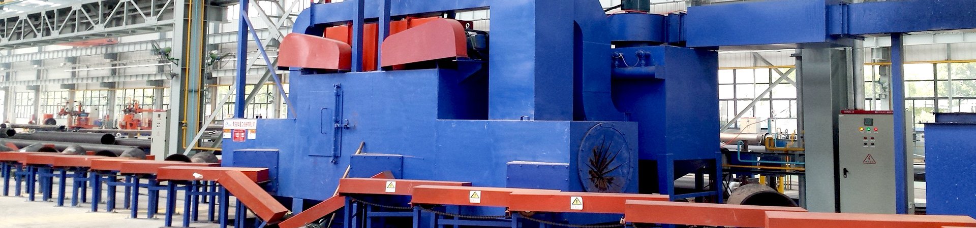 Canada QG series steel pipe inner wall shot blasting machine